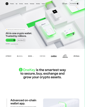 Onekey - Web3 Landing Page Examples